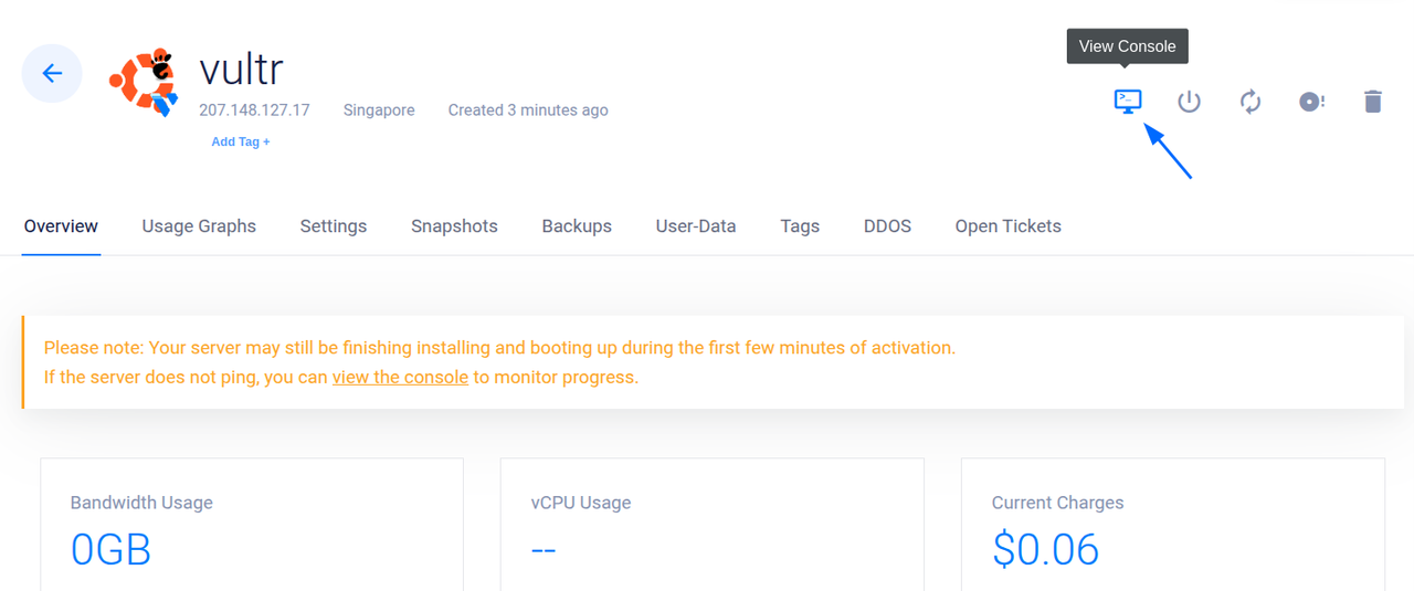 How to Use Vultr’s Ubuntu Desktop (Gnome) Marketplace Application | Vultr Docs