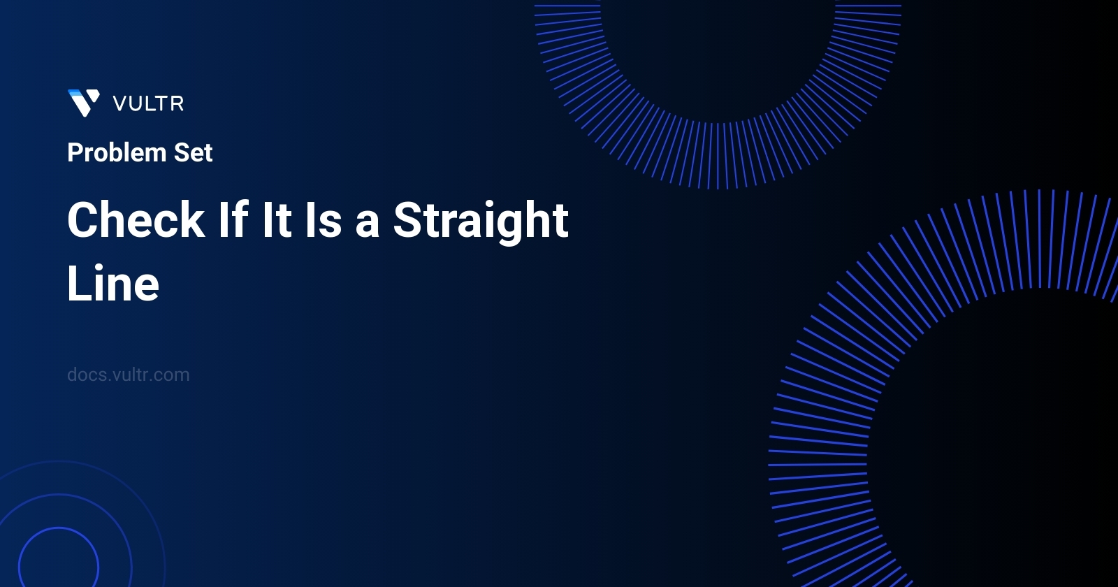 1232 Check If It Is A Straight Line Solutions And Explanation Vultr Docs 9332