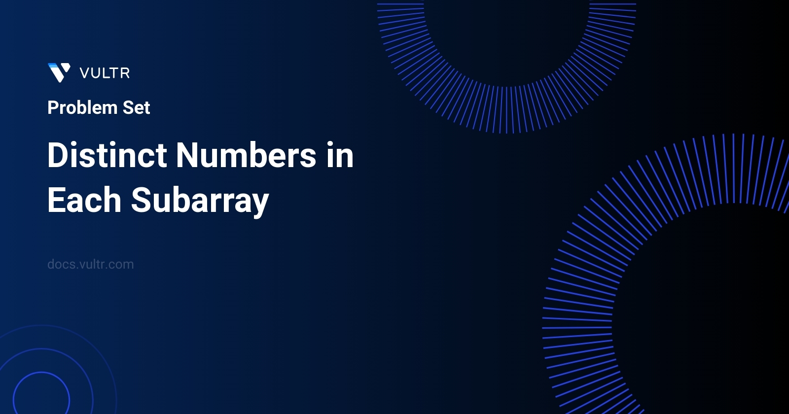 1852 Distinct Numbers In Each Subarray Solutions And Explanation Vultr Docs 7653