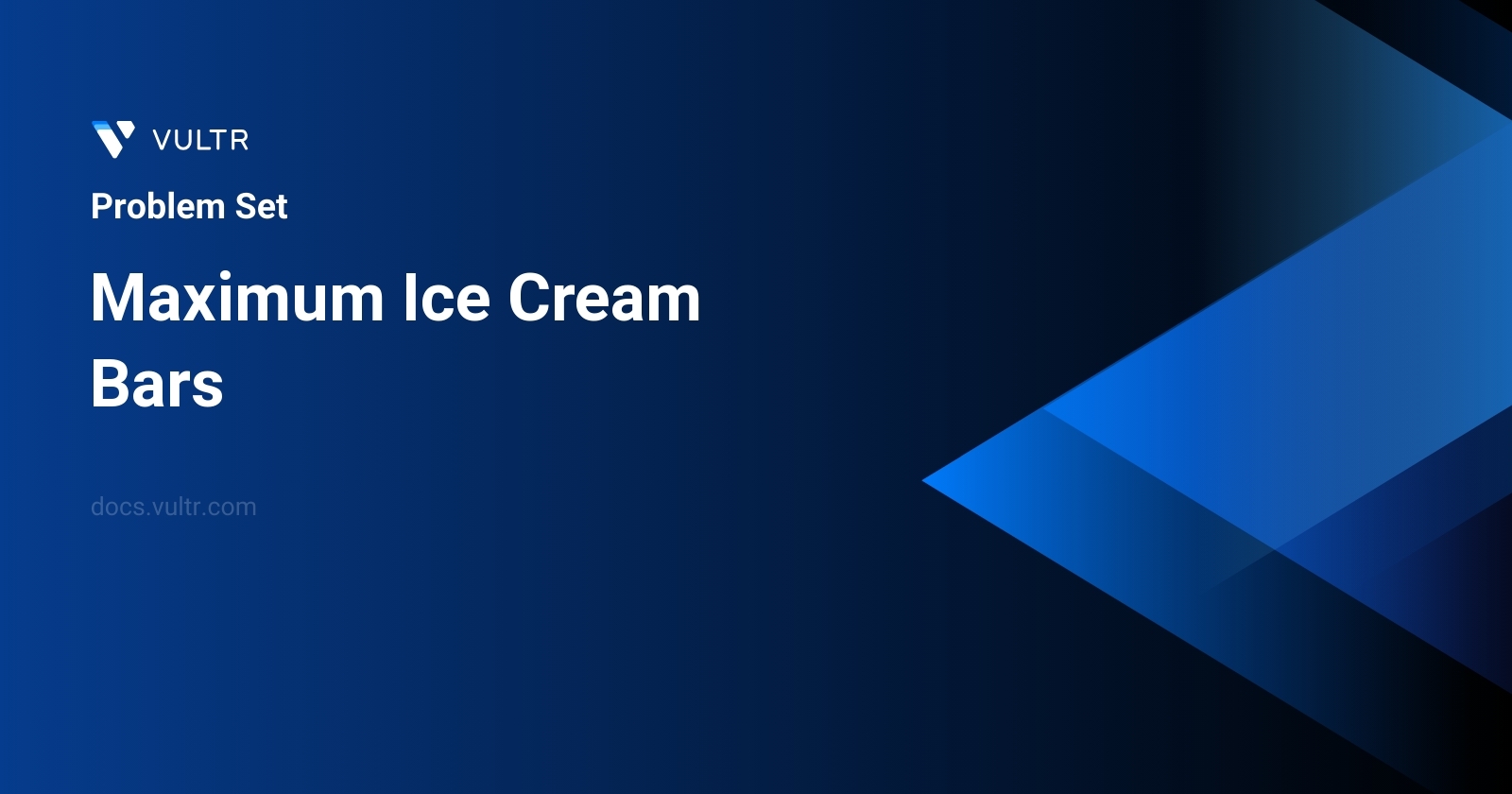 1833. Maximum Ice Cream Bars - Solutions and Explanation | Vultr Docs