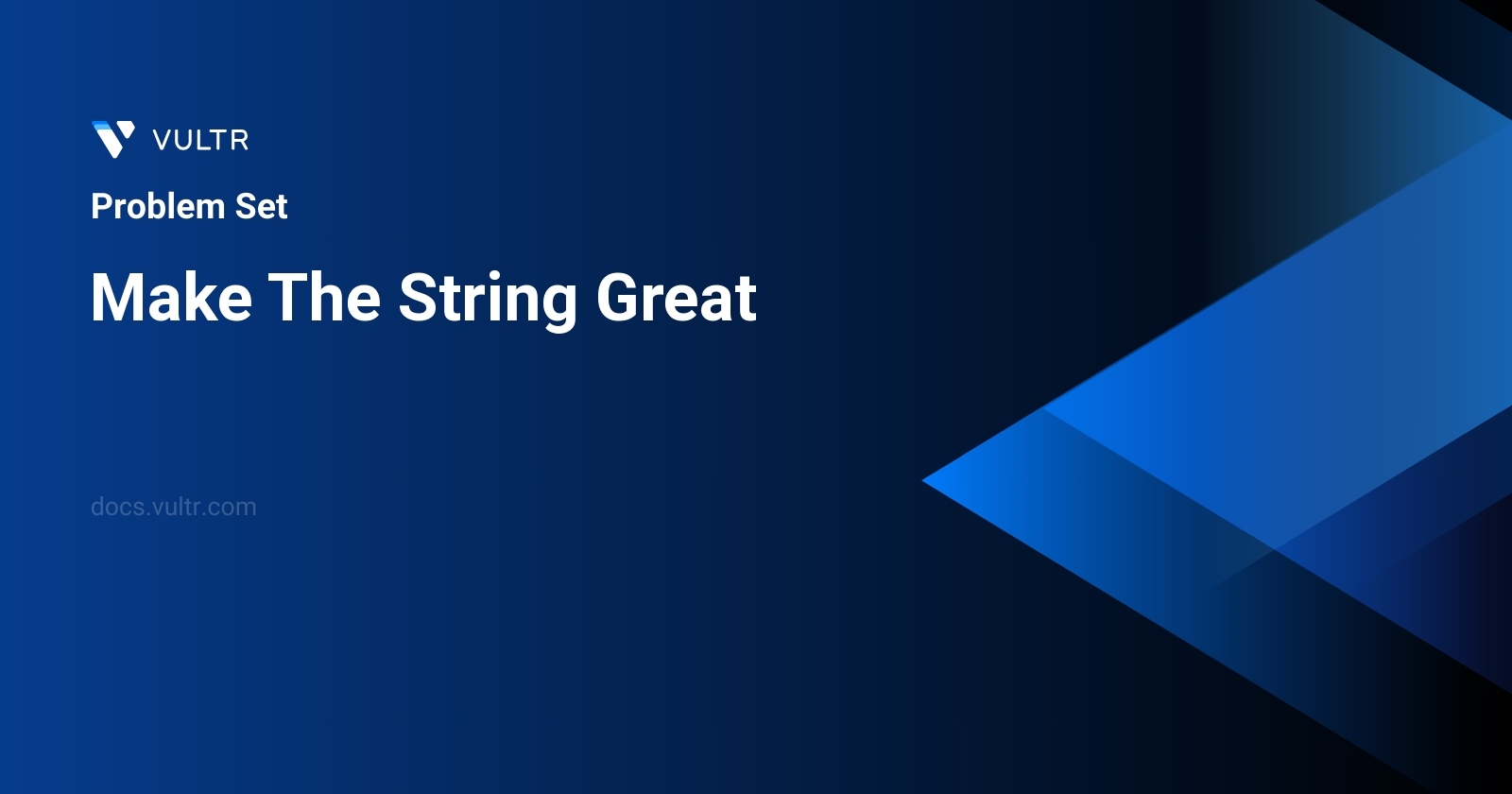 1544. Make The String Great - Solutions and Explanation | Vultr Docs